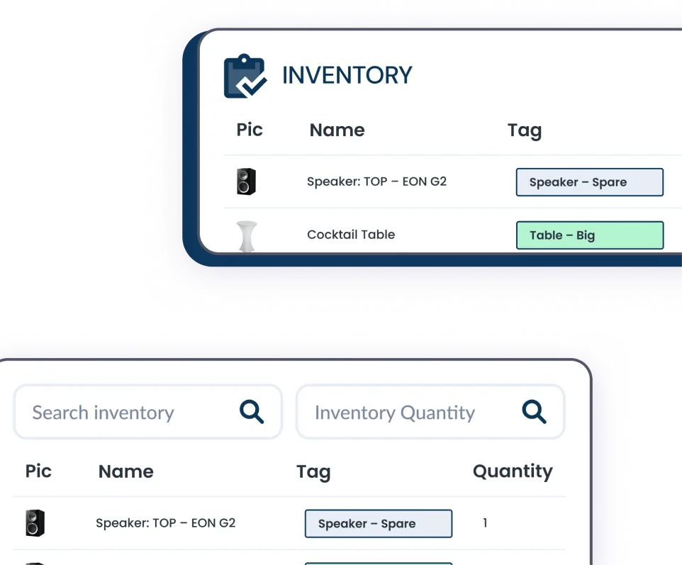Event Inventory Management Software | Releventful